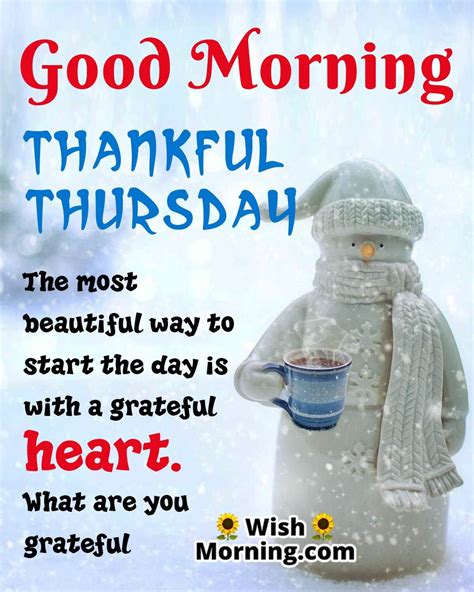 Thankful Thursday Quotes Wishes For A Grateful Heart Wish Morning