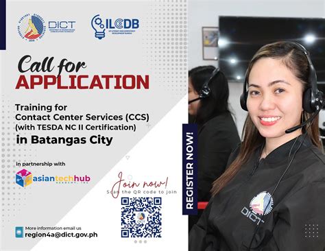 Calling All Interested Applicants Of Free Contact Center Services Ccs Ncii Training News Press