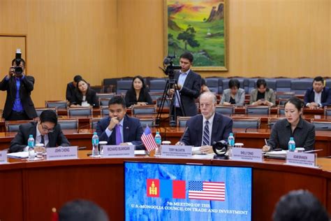 Монгол Америкийн Худалдаа хөрөнгө оруулалтын зөвлөлийн хуралдаан боллоо