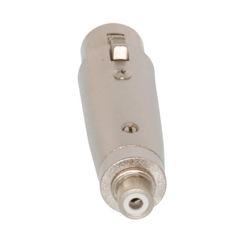 Conector Xlr 3 Pin Hembra Rca Hembra