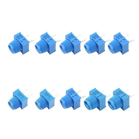 Mcigicm Potentiometer Assortment 1k 5k 100k 10k Ohm Breadboard Trim