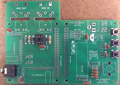 Rpi Dual Minidexed Pcb Part 2 Simple Diy Electronic Music Projects
