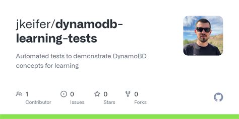 Github Jkeiferdynamodb Learning Tests Automated Tests To