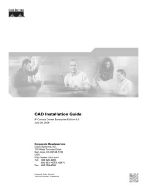 Fillable Online Cisco CAD 60 Installation Guide Cisco Systems Inc Fax Email Print PdfFiller