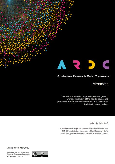Metadata Guide ARDC