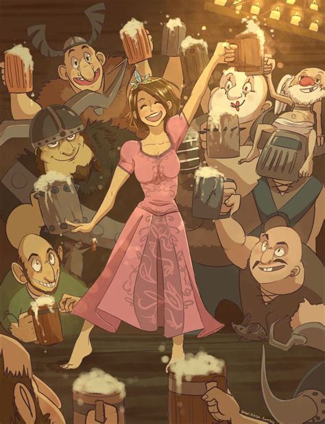 Rapunzels Visit To The Snuggly Duckling Disney Fan Art Disney Disney Tangled