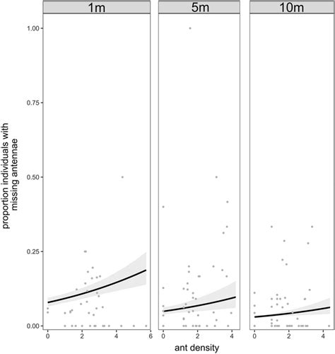 The Effect Of Ant Density Ants Trap Fourth Root Transformed And Download Scientific Diagram