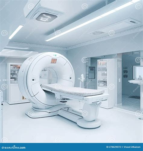 Mri Scanner Magnetic Resonance Imaging Scan Device In Hospital 3d Rendering Royalty Free Stock