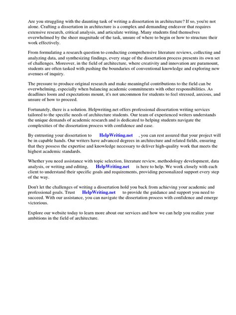 Architecture Dissertation Examples Pdf Download Free Pdf Thesis