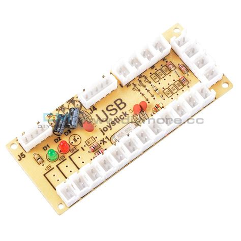 Zero Delay Led Arcade Mame Encoder Usb To Pc 5pin Joystick Pcb Board Diymore