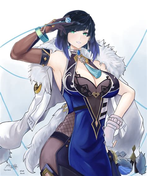 Yelan Genshin Impact Drawn By Shonseanwave Danbooru