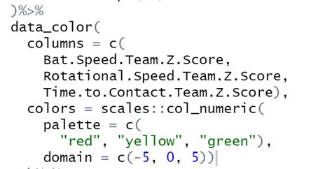 anyone able to help with color coding cells in the gt package i ve got