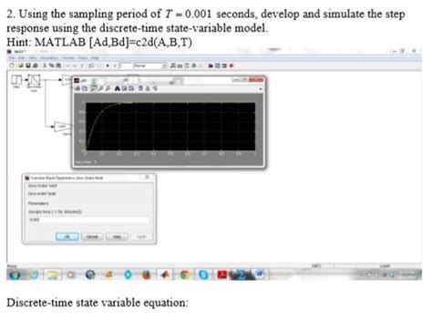 Solved C State Variable Solutions Using MATLAB Simulink Chegg
