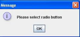 Java Swing Validate Radiobutton