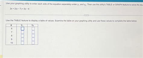 Solved Use Your Graphing Utility To Enter Each Side Of The