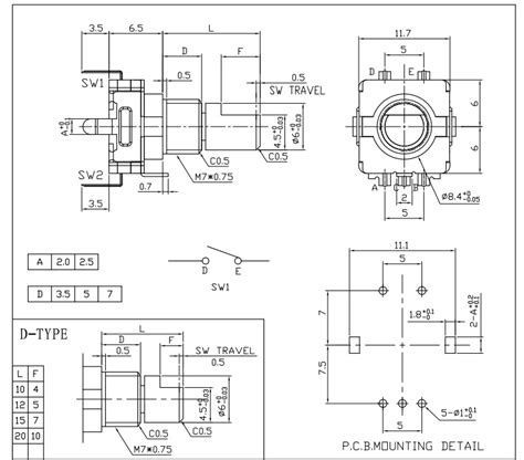 Rotary Encoder Dimensions At Joshua Mckivat Blog