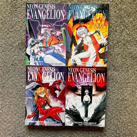 ⭐️ Neon Genesis Evangelion Manga Volumes 1 12 4 Depop