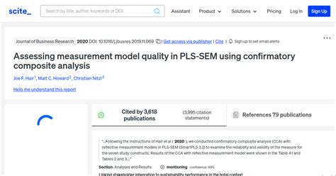 Assessing Measurement Model Quality In Pls Sem Using Confirmatory Composite Analysis