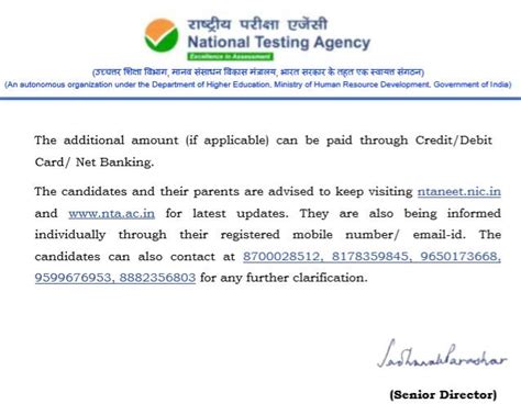 NEET Application Form Correction Window Reopened At Ntaneet Nic In