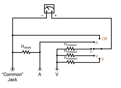 Multimeter Schematic Diagram