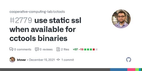 Use Static Ssl When Available For Cctools Binaries By Btovar Pull