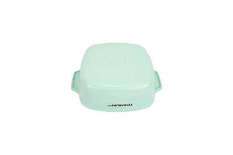 Кастрюля Kukmara линия Titanium pro green 5.5 л квадратная 26x26 см со ...