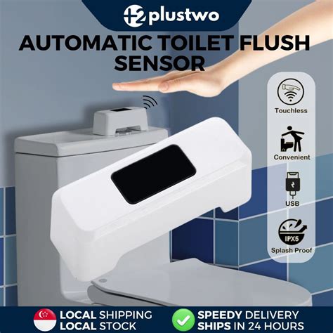 SG Touchless Toilet Flush Sensor Automatic Lavatory Sensor Toilet Flush Kit Infrared Sensor