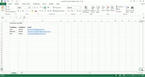 How To Send A Mass Email From Excel Spreadsheet — Db