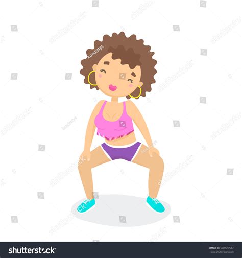 Cute Cartoon Twerking Girl Booty Dance 库存矢量图（免版税）548820517 Shutterstock