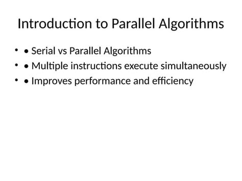 12 Parallel Algorithmspptx