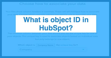 What Is Object Id In Hubspot Anyleads