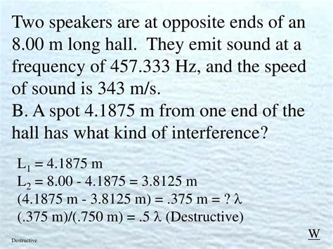 Ppt Two Source Interference Patterns Contents Superposition
