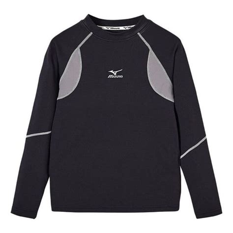 Gs Mizuno Long Sleeve T Shirt Black T1143 Kicks Crew