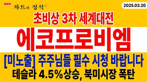 에코프로비엠 주가전망 5분전 긴급 속보 테슬라 5 급상 에코프로비엠 2차전지에 미출수 있는 영향 주주님들 必수시청