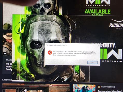 new error message when loading up mw2 on battlenet r modernwarfareii