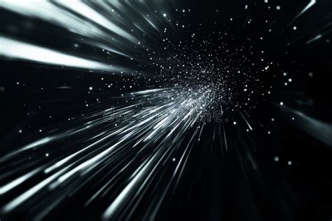 Abstract Black Background With Bright Light Rays Stock Photo Image Of