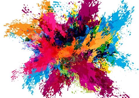 Vector Splatter Color Background Design Illustration Vector Des Stock