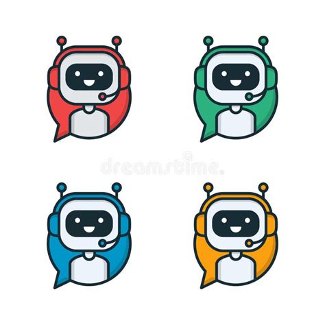 Chatbot Vector Outline Icon Stock Illustration Illustration Of Design Cartoon 262641137