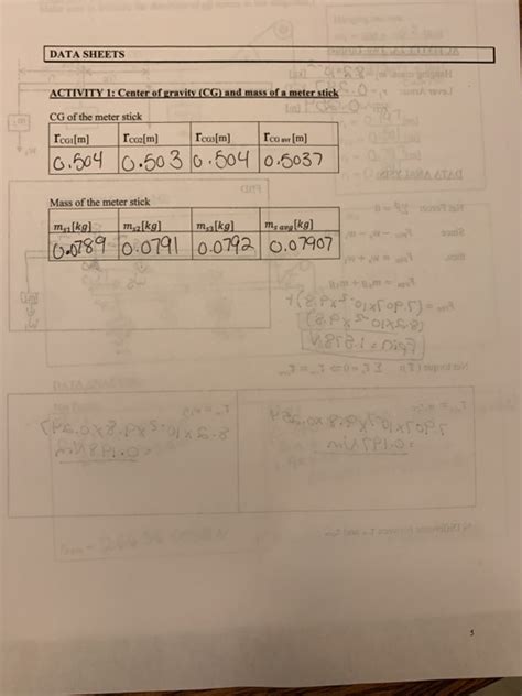 Solved Lab Forces And Torques In Equilibrium Objective Chegg