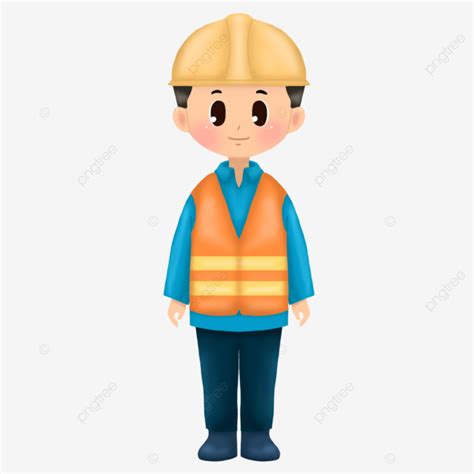 건설 노동자 그림 건설 노동자 건설사 노동절 Png 일러스트 및 Psd 이미지 무료 다운로드 Pngtree