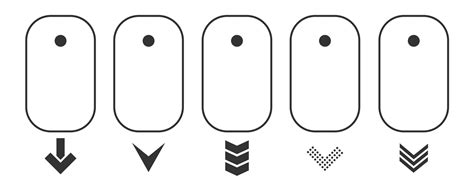 Premium Vector Modern Linear Pictogram Of Scroll Down On The Computer Mouse Concept Line Icon