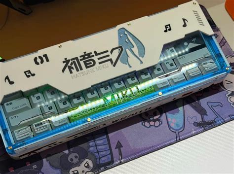 Custom Hatsune Miku Keyboard Etsy