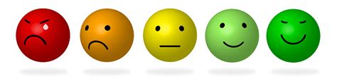 3d 색상은 피드백 분위기에 직면합니다 다섯 얼굴 스케일세트 슬픈 중립 미소 고립 된 벡터 일러스트레이션 그림자가 있는 얼굴의 3d 디자인 순위 또는 만족도 등급 Eps10