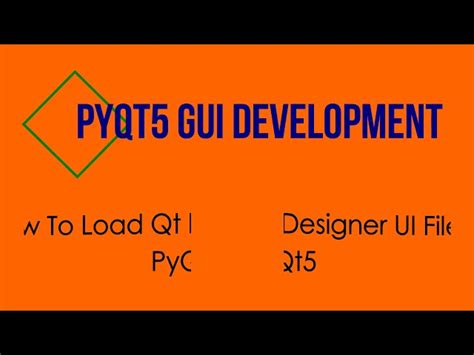 فیلم آموزشی Pyqt5 نحوه بارگیری فایل Qt Designer Ui آموزش رابط کاربری
