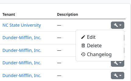 Include Actions Menu On All Object Tables Issue Netbox Community Netbox Github