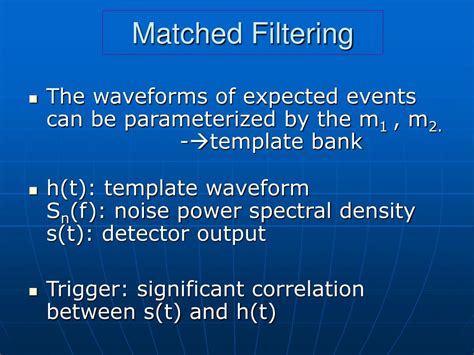 Ppt The Analysis Of Binary Inspiral Signals In Ligo Data Powerpoint Presentation Id 4059519