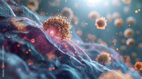 Microscopic Image Of The Scalp Showing The Dandruff Causing Fungus