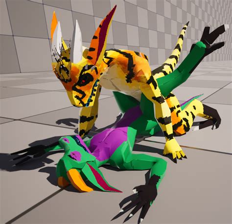 Rule 34 3d Artwork All Fours Anthro Claws Closed Eyes Digital Media