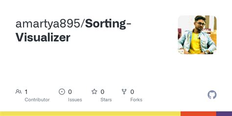 GitHub Amartya895 Sorting Visualizer