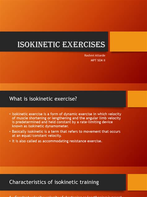 Isokinetic Exercises Pdf Muscle Contraction Strength Training